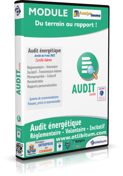 MODULE AEO - AUDIT ENERGETIQUE OBLIGATOIRE - Logiciel AnalysImmo