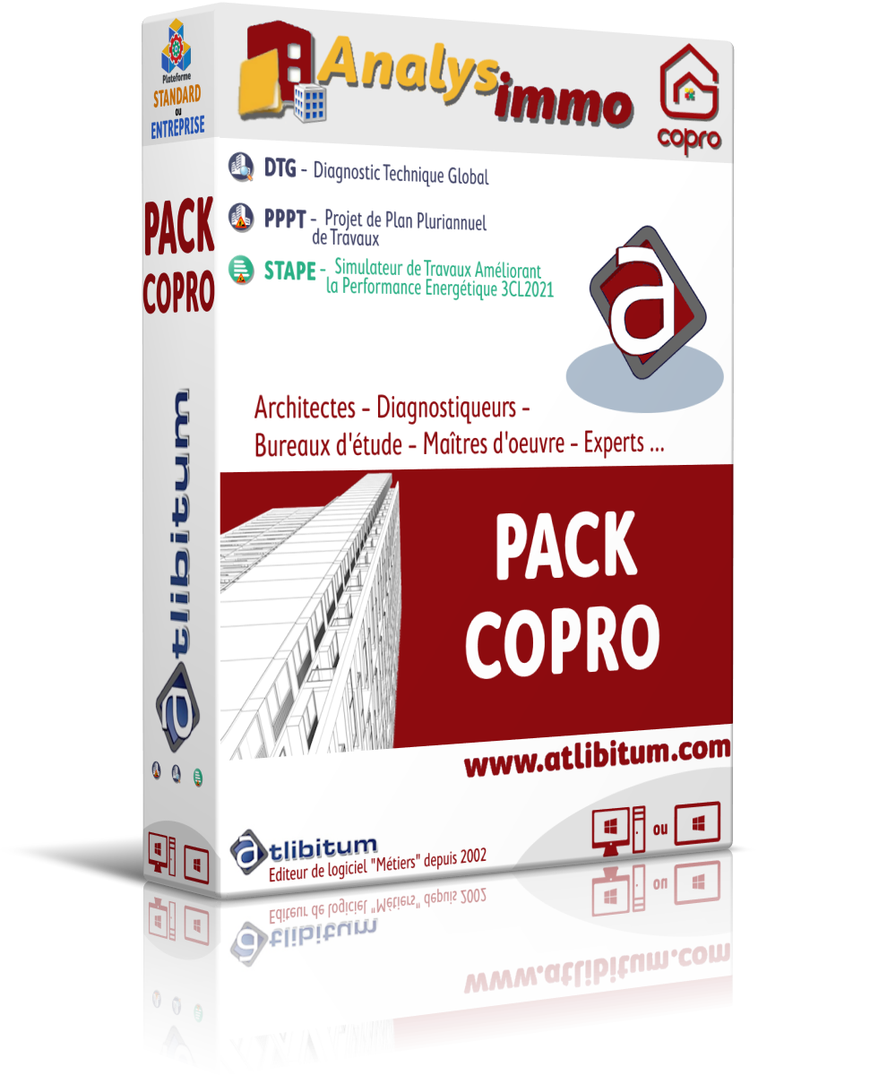 PACK COPRO - Logiciel AnalysImmo
